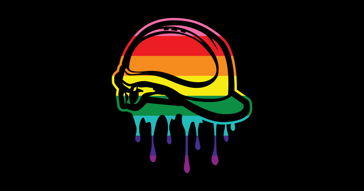 PRIDE CONSTRUCTION HELMET - Pride Lgbt - Sticker | TeePublic