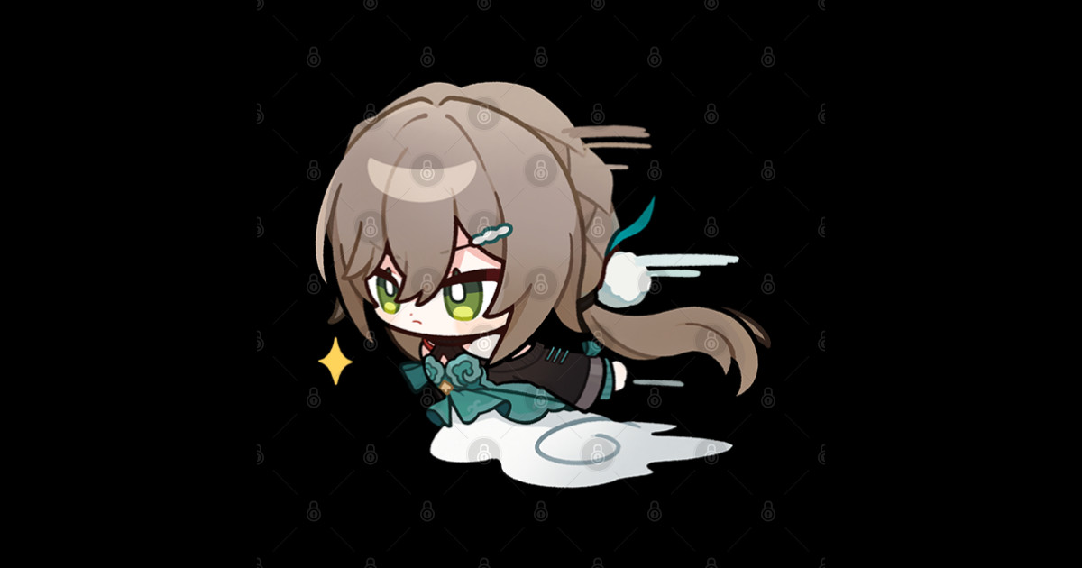 Honkai Star Rail Chibi Qingque - Honkai Star Rail - Posters and Art Prints | TeePublic