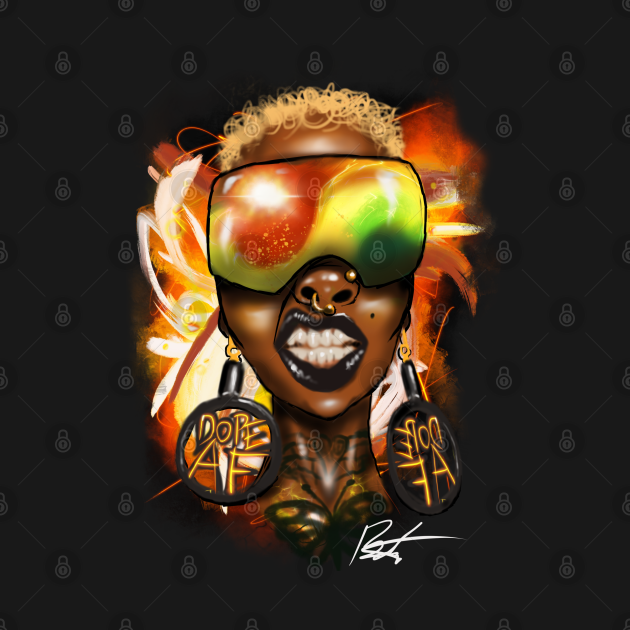 Dope AF - Dopeaf - T-Shirt | TeePublic