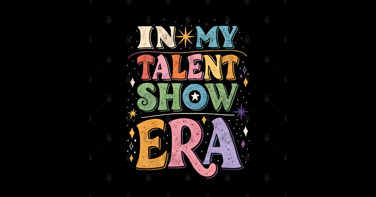 Retro Talent Show Era - Celebrating Creativity & Performance - In My ...