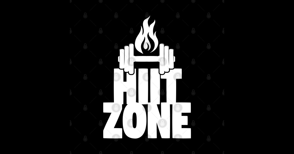 HIIT Zone - Hiit - Sticker | TeePublic