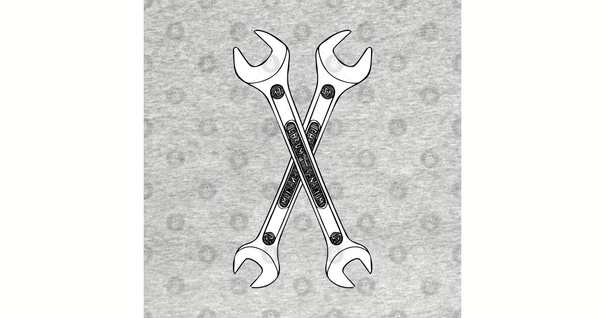 Crossed wrenches - Wrench - Sticker | TeePublic