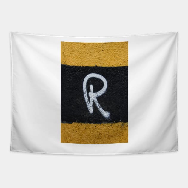 CAPITAL Uppercase Letter R - Uppercase - Tapestry | TeePublic