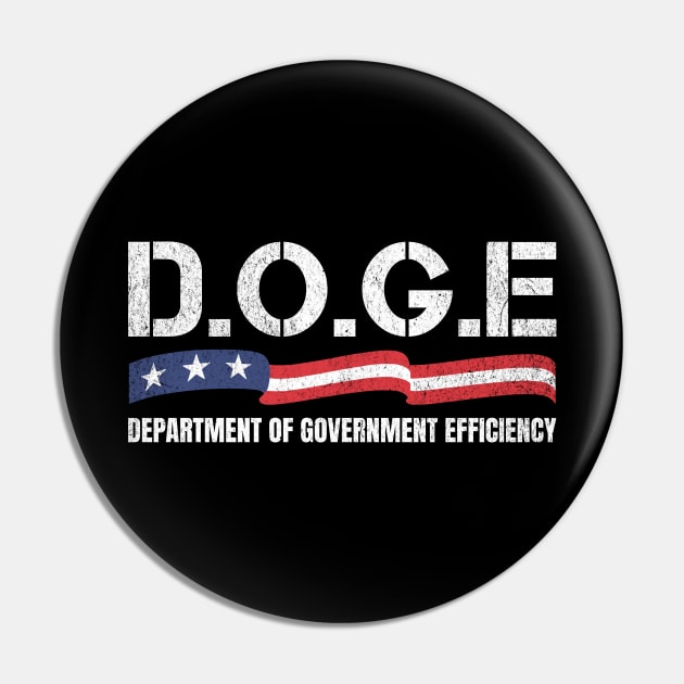DOGE Department Of Government Efficiency - Doge - Pin | TeePublic