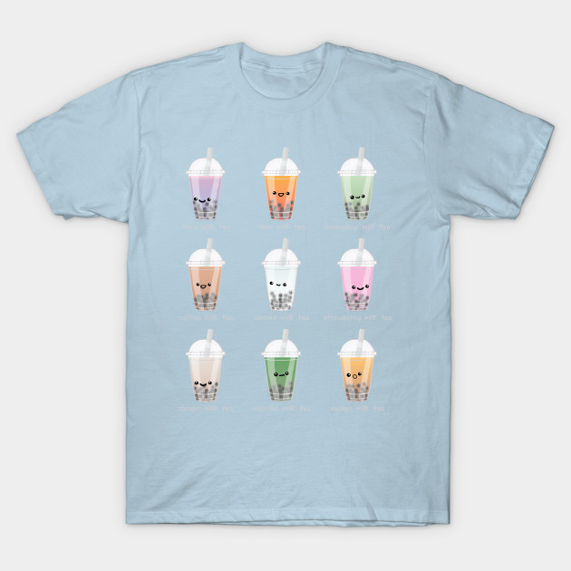Boba Tea, Bubble Tea Menu - Boba - T-Shirt | Printerval Canada