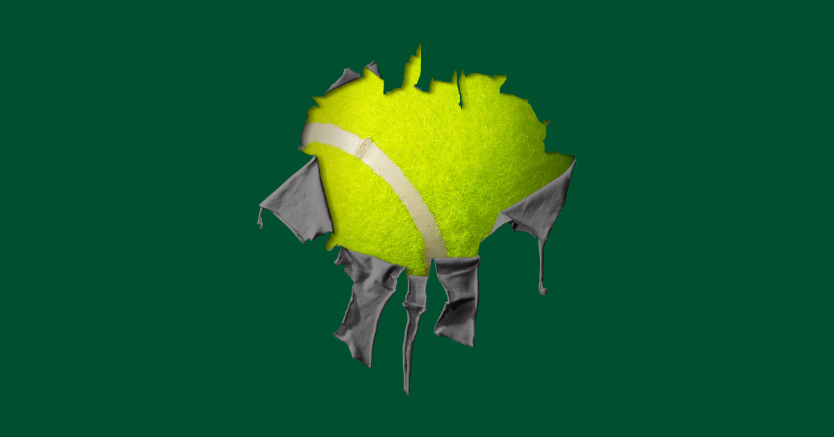 Shredded, Ripped and Torn Tennis - Tennis - Long Sleeve T-Shirt | TeePublic