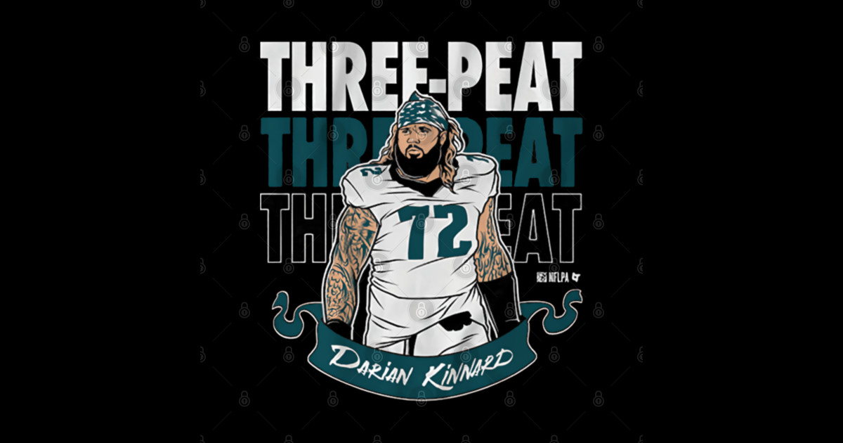 Darian Kinnard Three-Peat - Darian Kinnard - Sticker | TeePublic