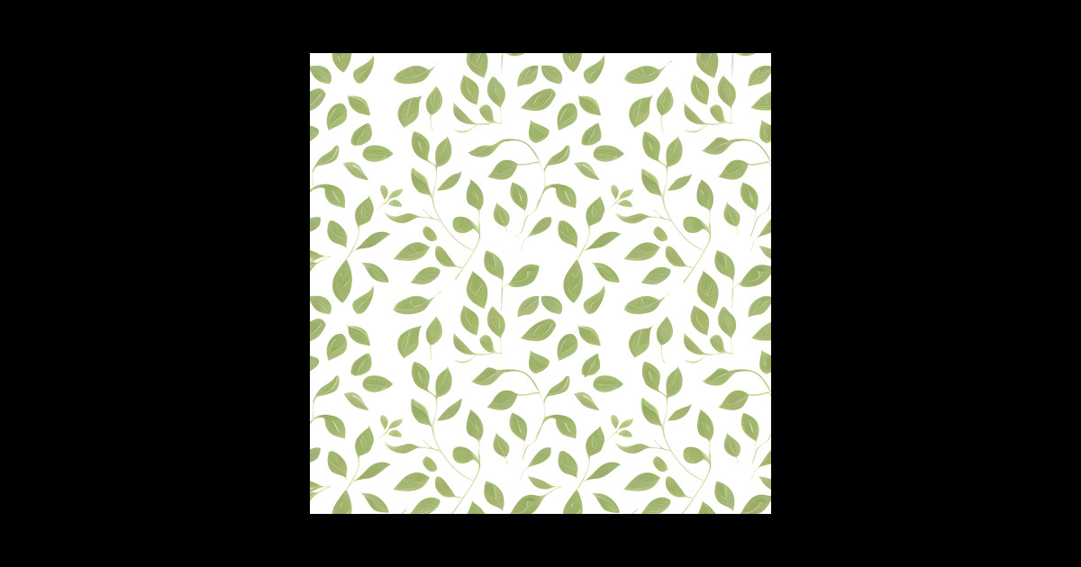 Leaf pattern, Seamless pattern with leaves - Leaf Pattern - Sticker ...