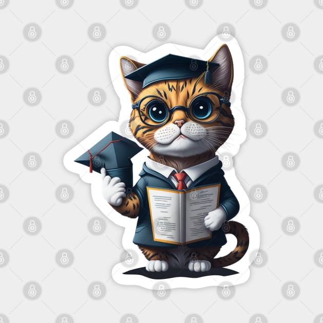 Cat Graduation, I Graduated Graduate Class 2023 - I Graduated - Magnet ...