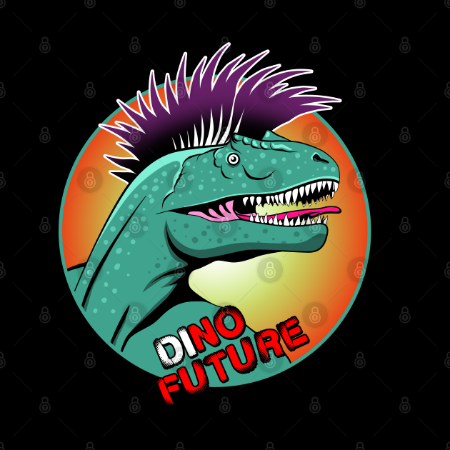 Punk Dinosaur - Dinosaurs - Pillow | TeePublic