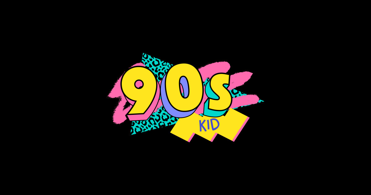 Retro 90s Kid Graphic - 90s Kid - Sticker | TeePublic