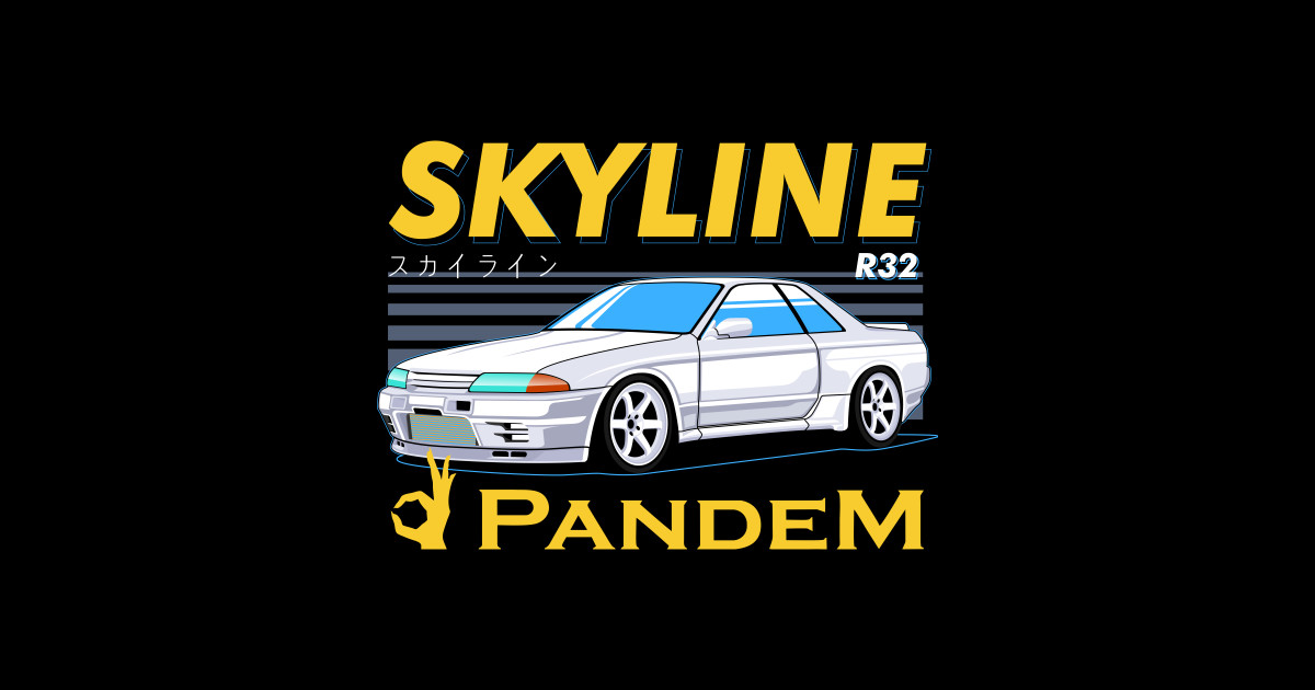 Skyline R32 Pandem Widebody Kits - Gtr R32 - Sticker | TeePublic