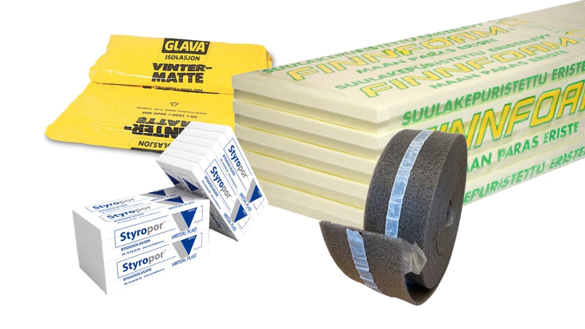 Grunn og isolasjon Velkommen