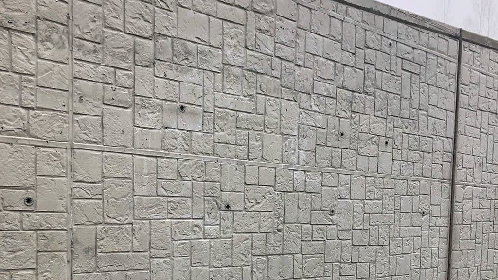 Dekorativ betongvegg Velkommen