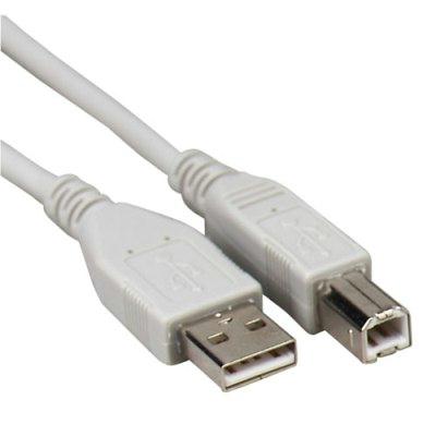 Ühenduskaabel SkyCable USB 2.0 A-B, 1.8m valge