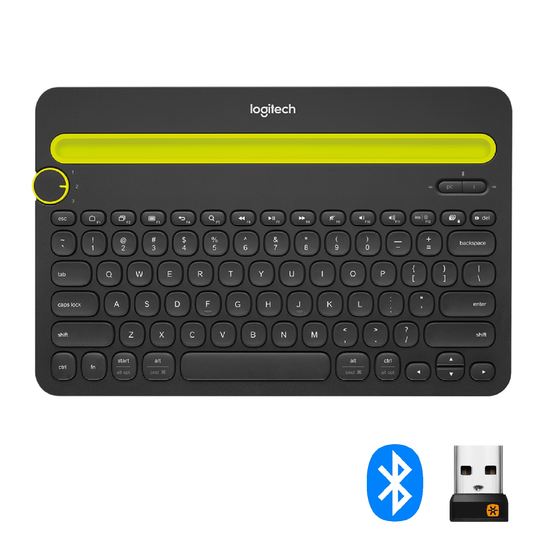 Logitech K480 Multi-device Keyboard (SWE)