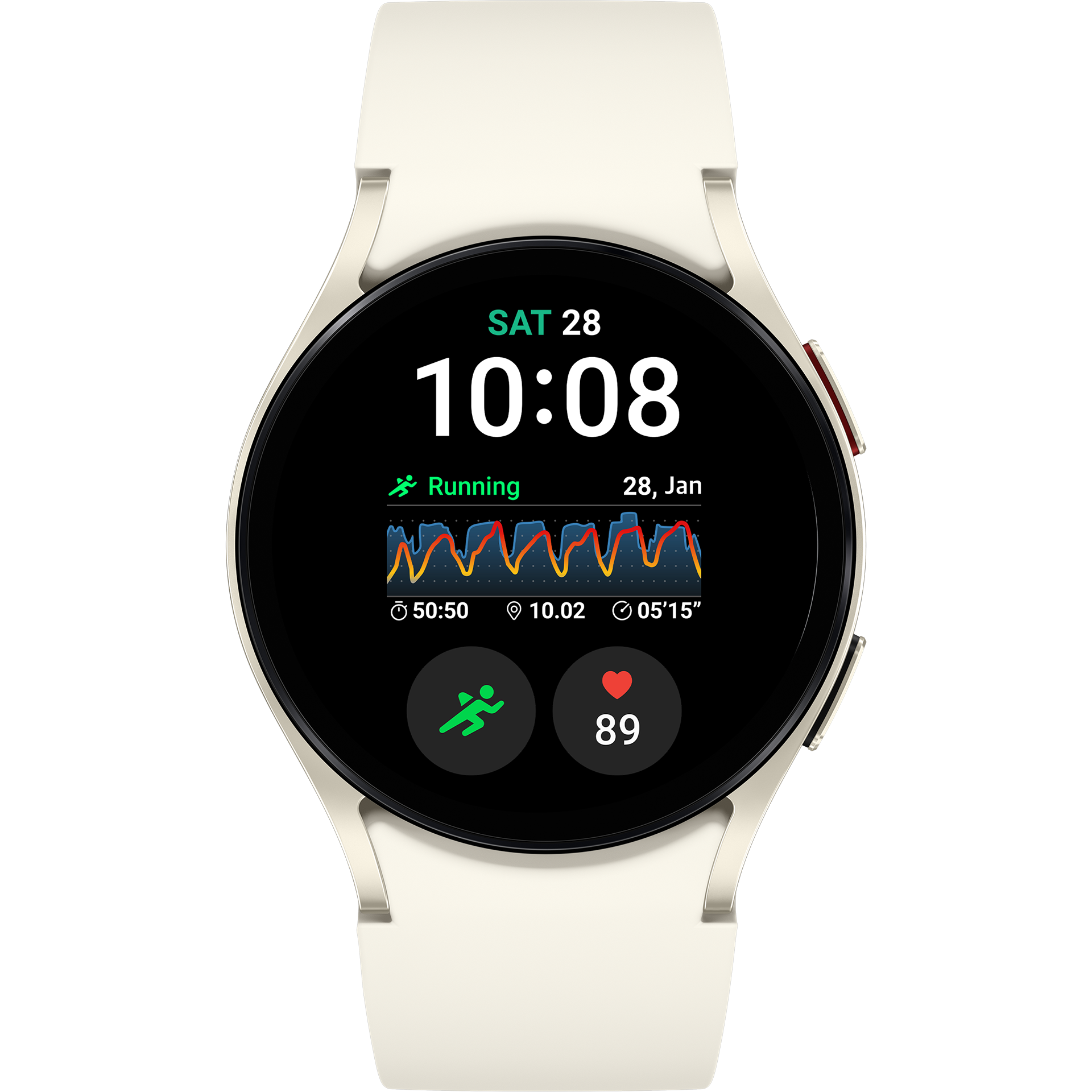 Samsung Galaxy Watch6 LTE 40 mm beež/kuldne