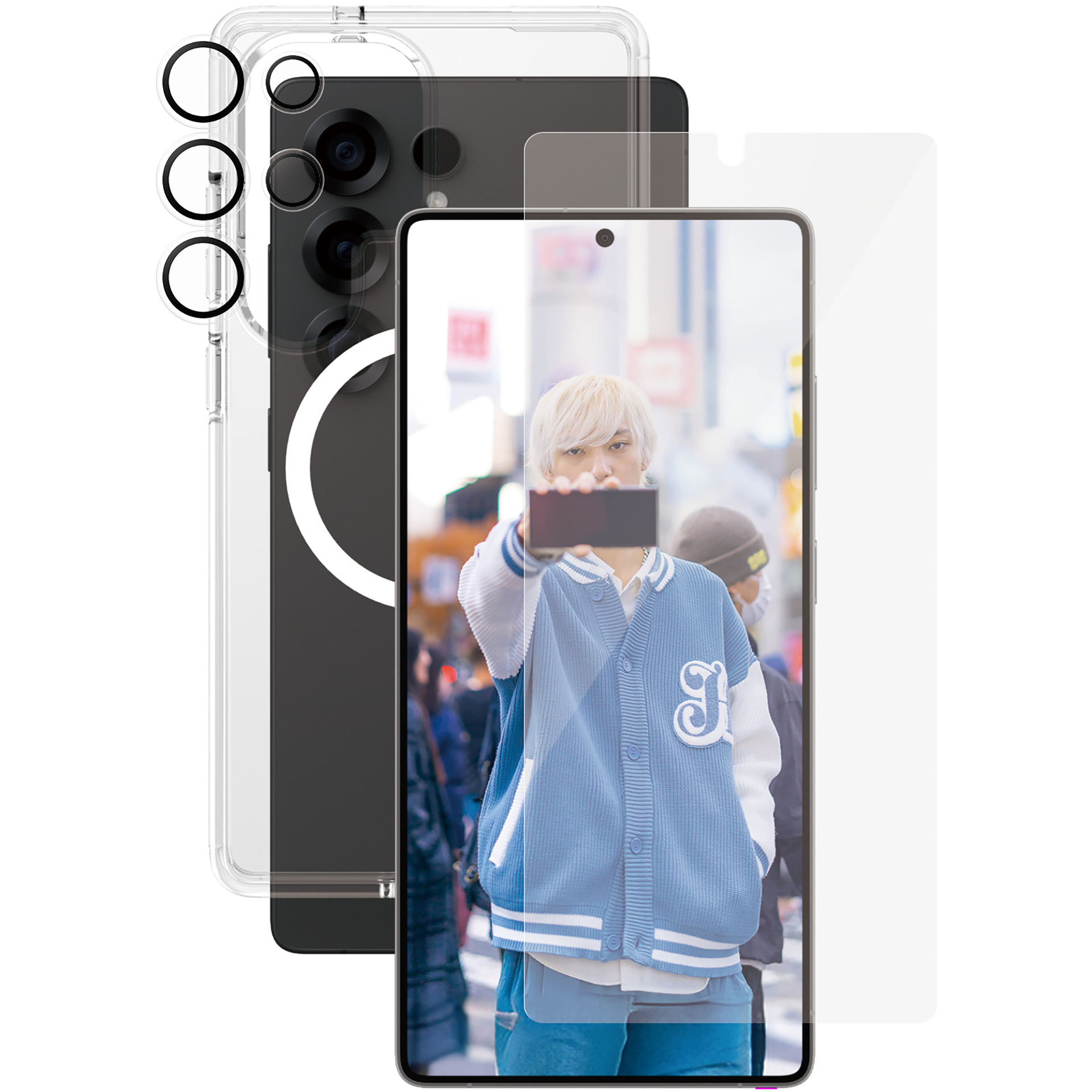 Kaitsekomplekt CARE by PanzerGlass Samsung Galaxy S25 Ultra'le