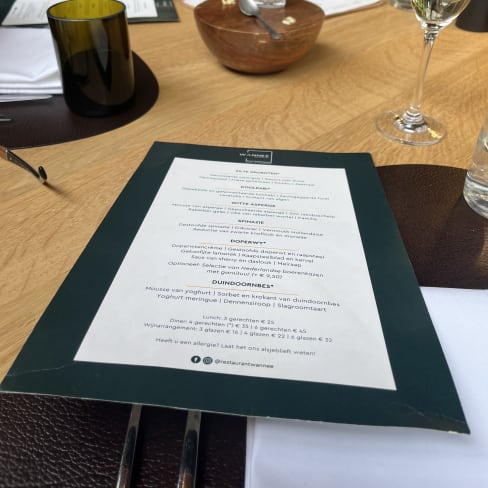 Restaurant Wannee in Leeuwarden - Menu, openingstijden, prijzen, adres ...