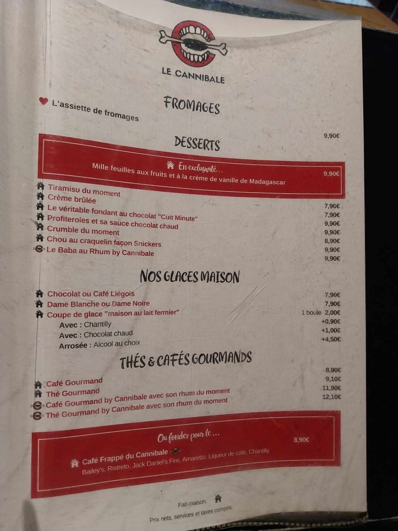 Restaurant Le Cannibale à Strasbourg - Menu, avis, prix et réservation ...