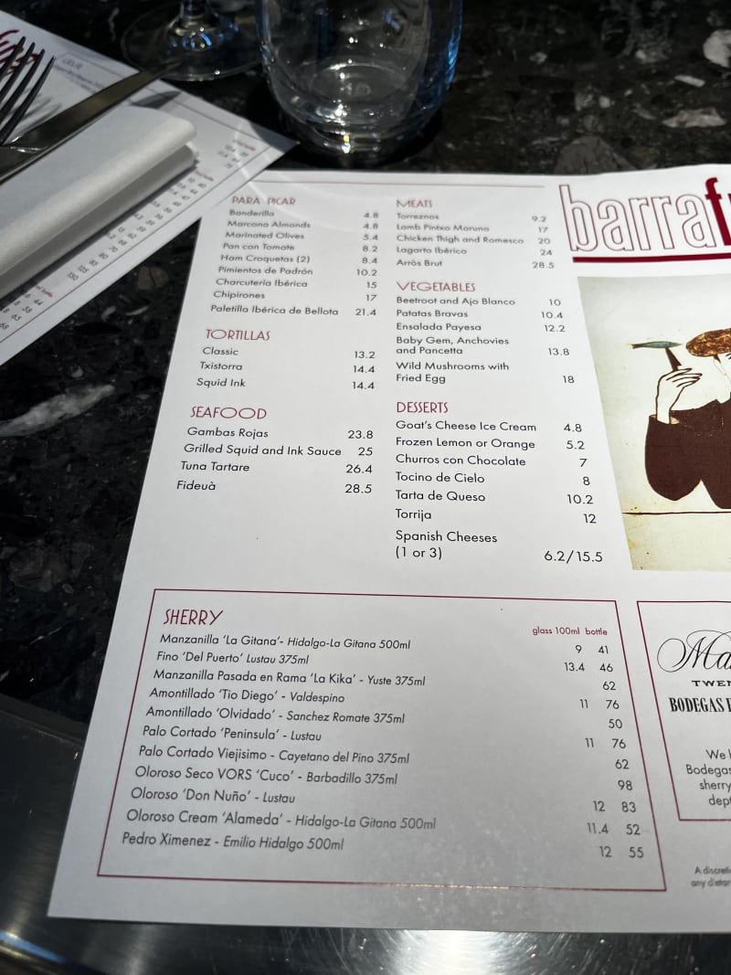 Barrafina - Borough yards in London - Restaurant Reviews, Menus, and ...