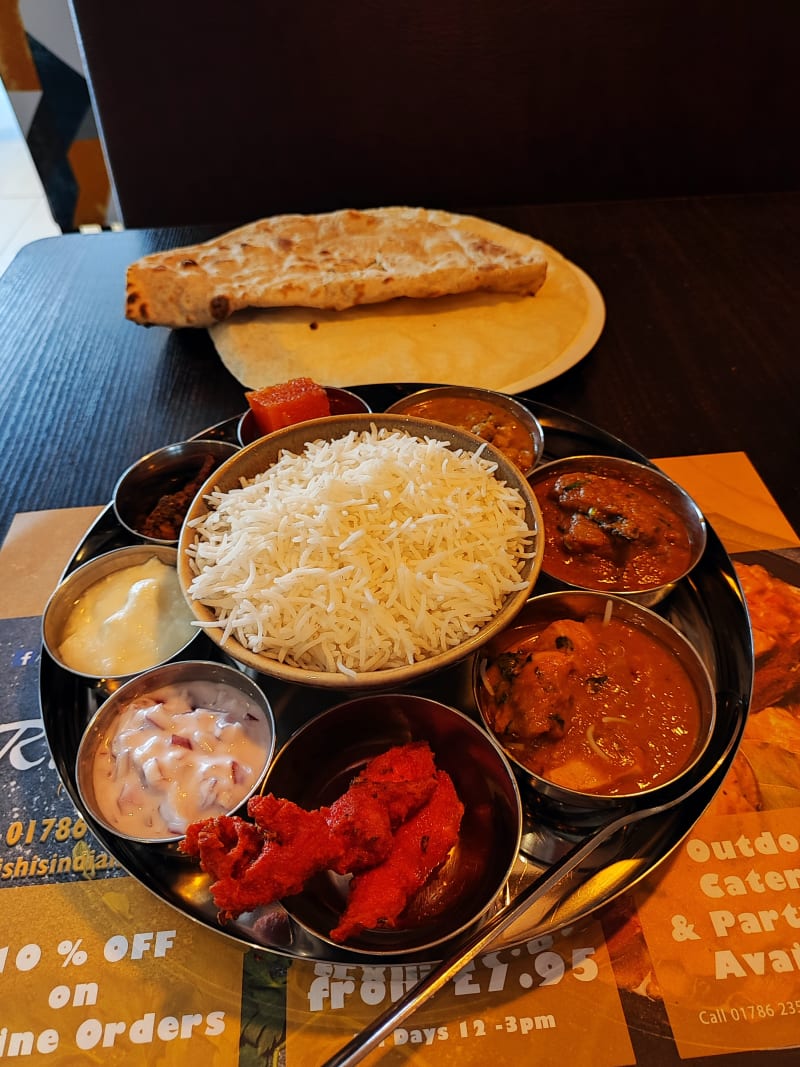 Rishis Indian Aroma in Stirling - Restaurant Reviews, Menu and Prices ...