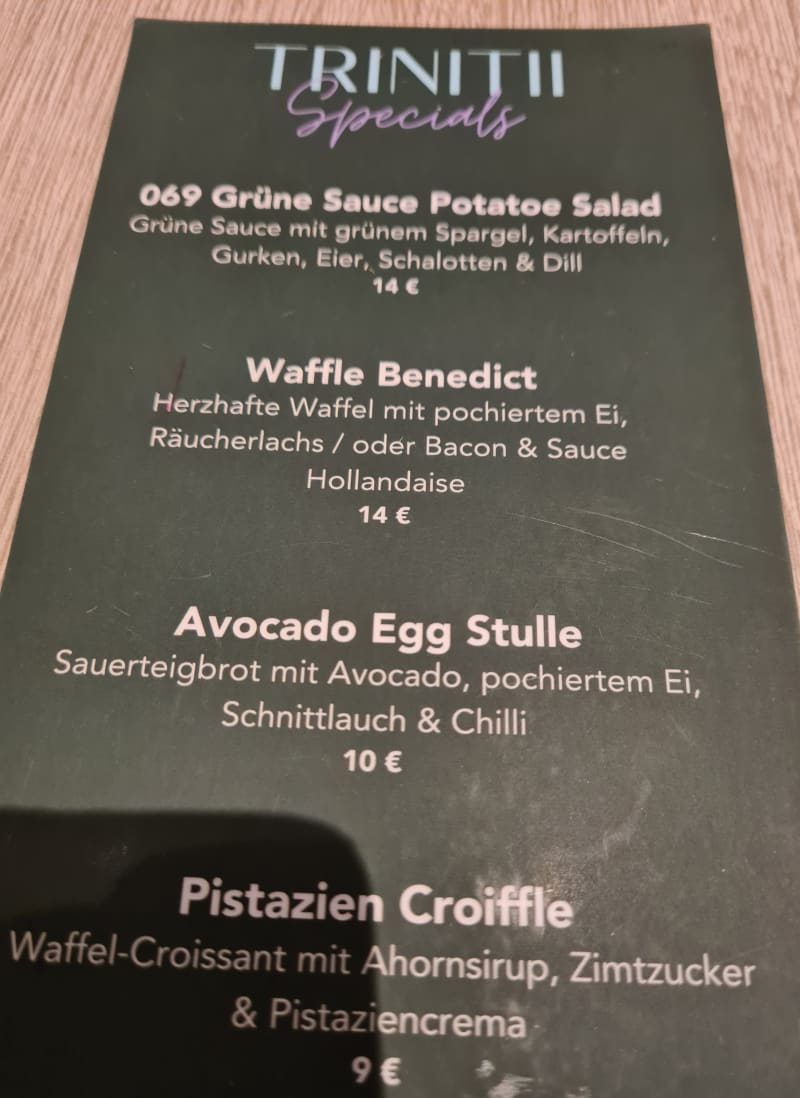 Trinitii West in Frankfurt am Main - Bewertungen, Speisekarte und ...