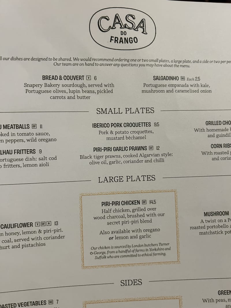 Casa do Frango London Bridge in London - Restaurant Reviews, Menus, and ...