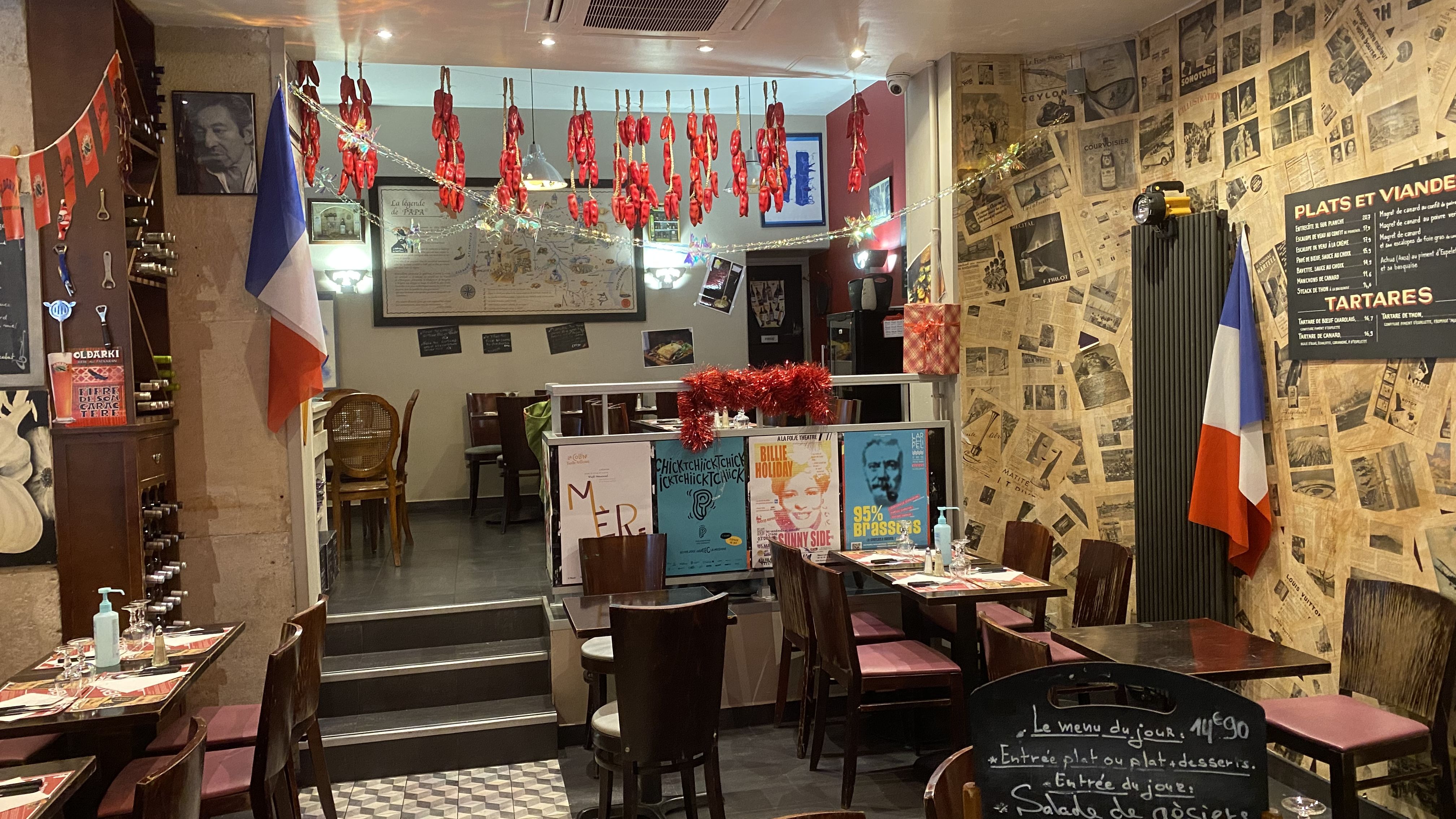 Carte et Menus 2022 - Chez Papa 20 à Paris (75020) - TheFork (LaFourchette)