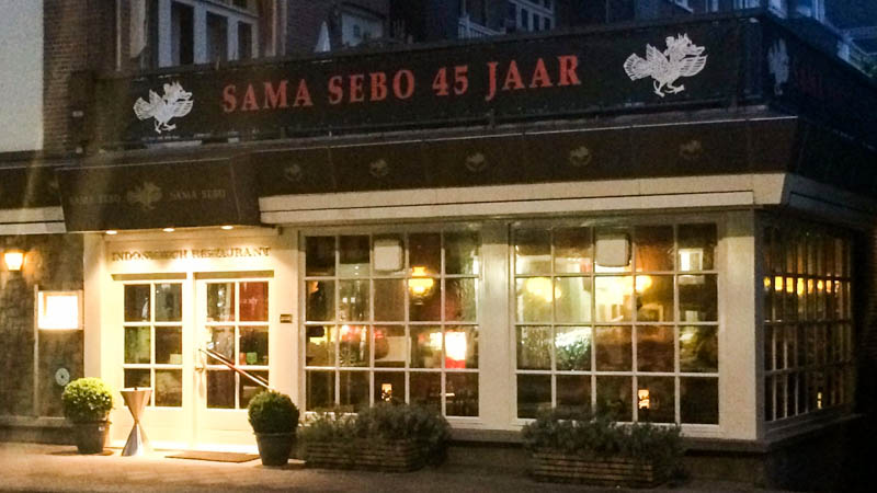 Restaurant Sama Sebo à Amsterdam - Menu, avis, prix et réservation ...