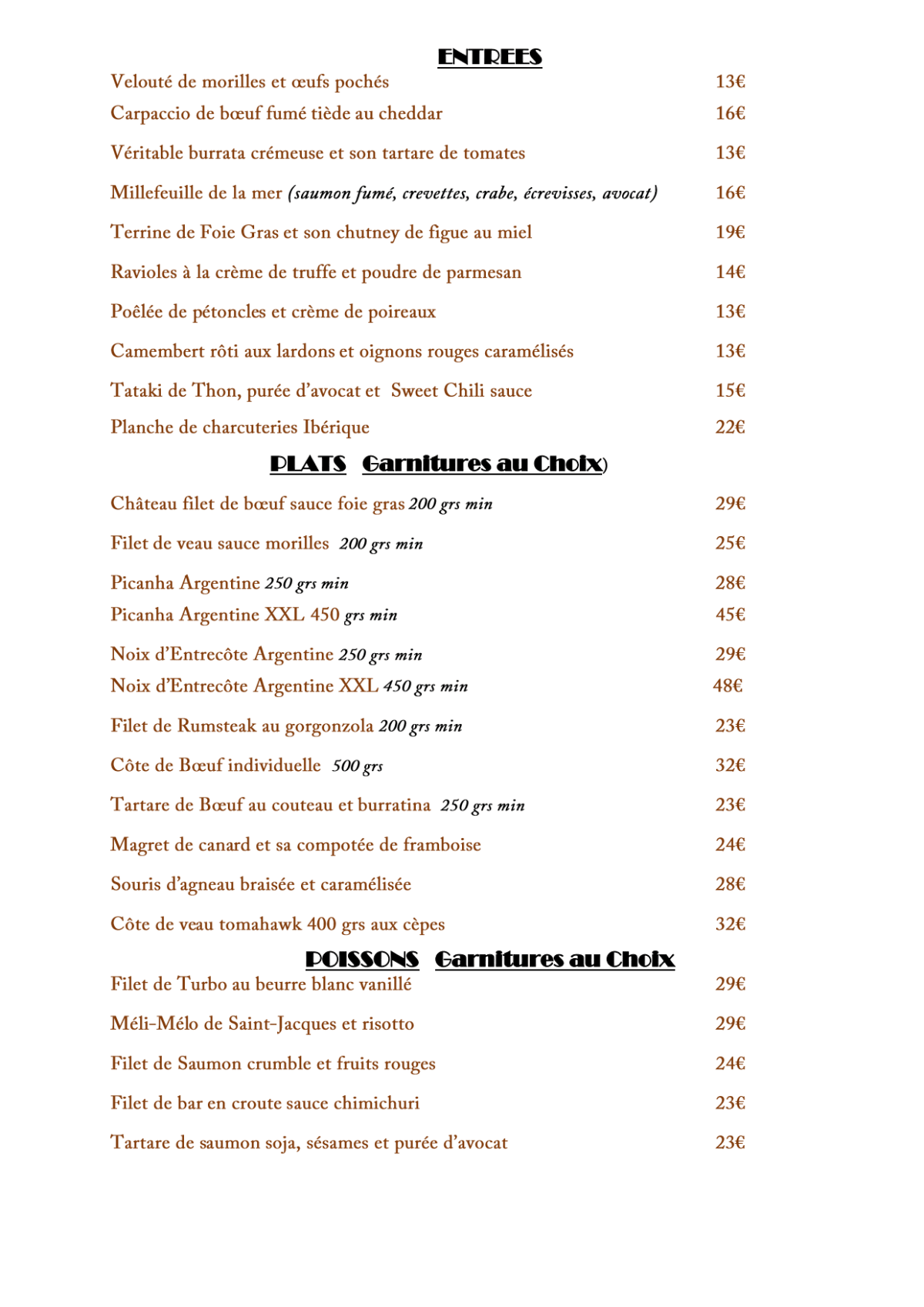 Carte et Menus 2024 - Le Bo'Vin à Saint-Maur-des-Fossés | TheFork