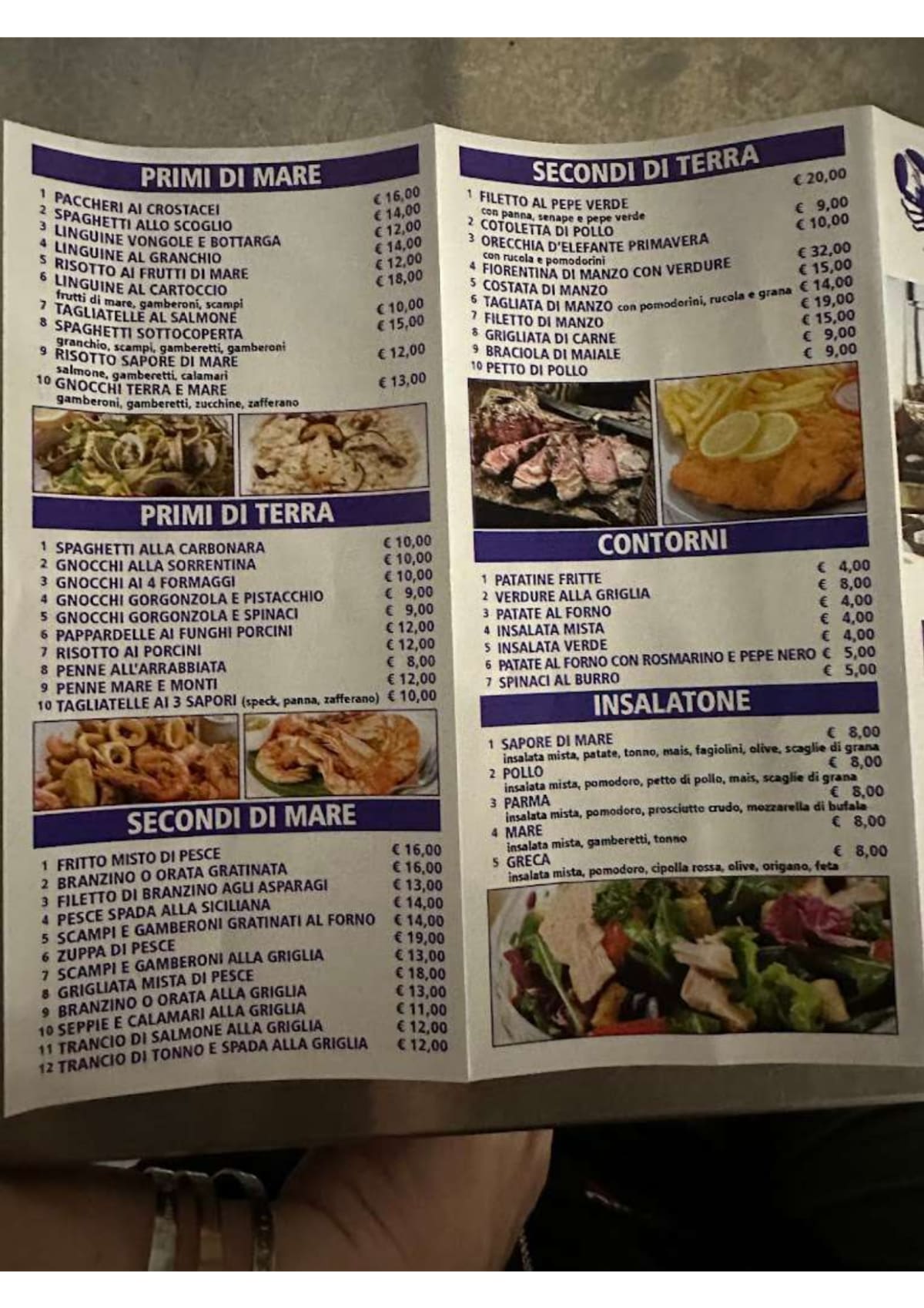 Menù completo e carta 2024 - Sapore di Mare a Rivarolo Canavese | TheFork