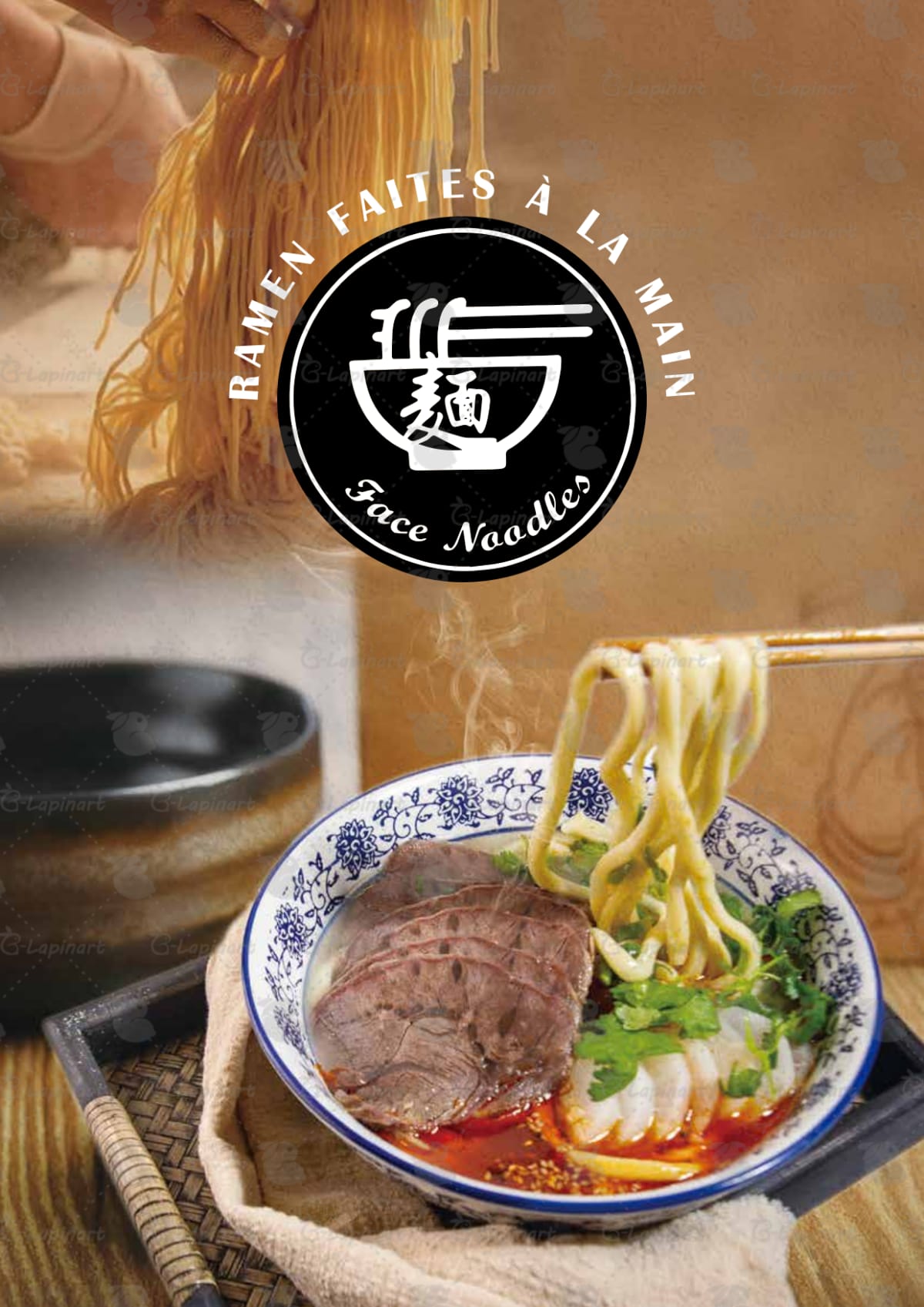 Menu 2024 - Face noodles (Hand made) in Paris | TheFork