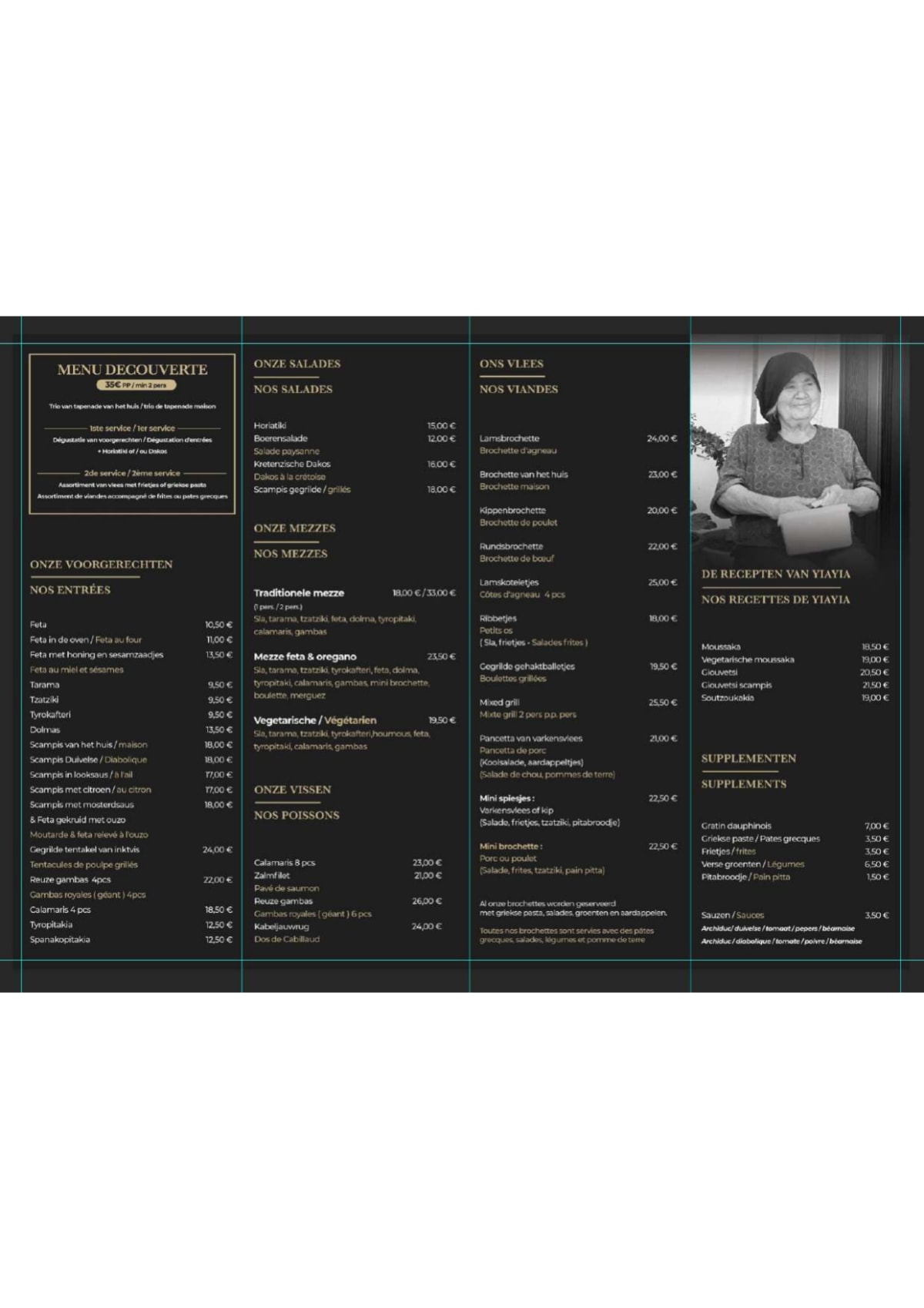 Menù completo e carta 2024 - Feta & Oregano Dilbeek a Dilbeek | TheFork