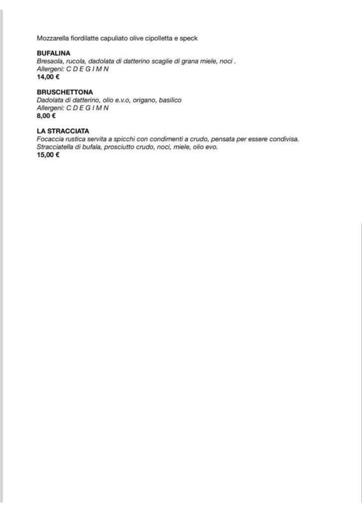 Carte et Menus 2024 - Plaza à Catane | TheFork