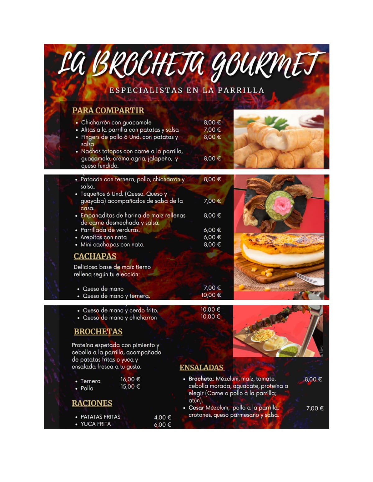 Carta y menù 2024 Actualizados - La Brocheta Gourmet en Madrid | TheFork