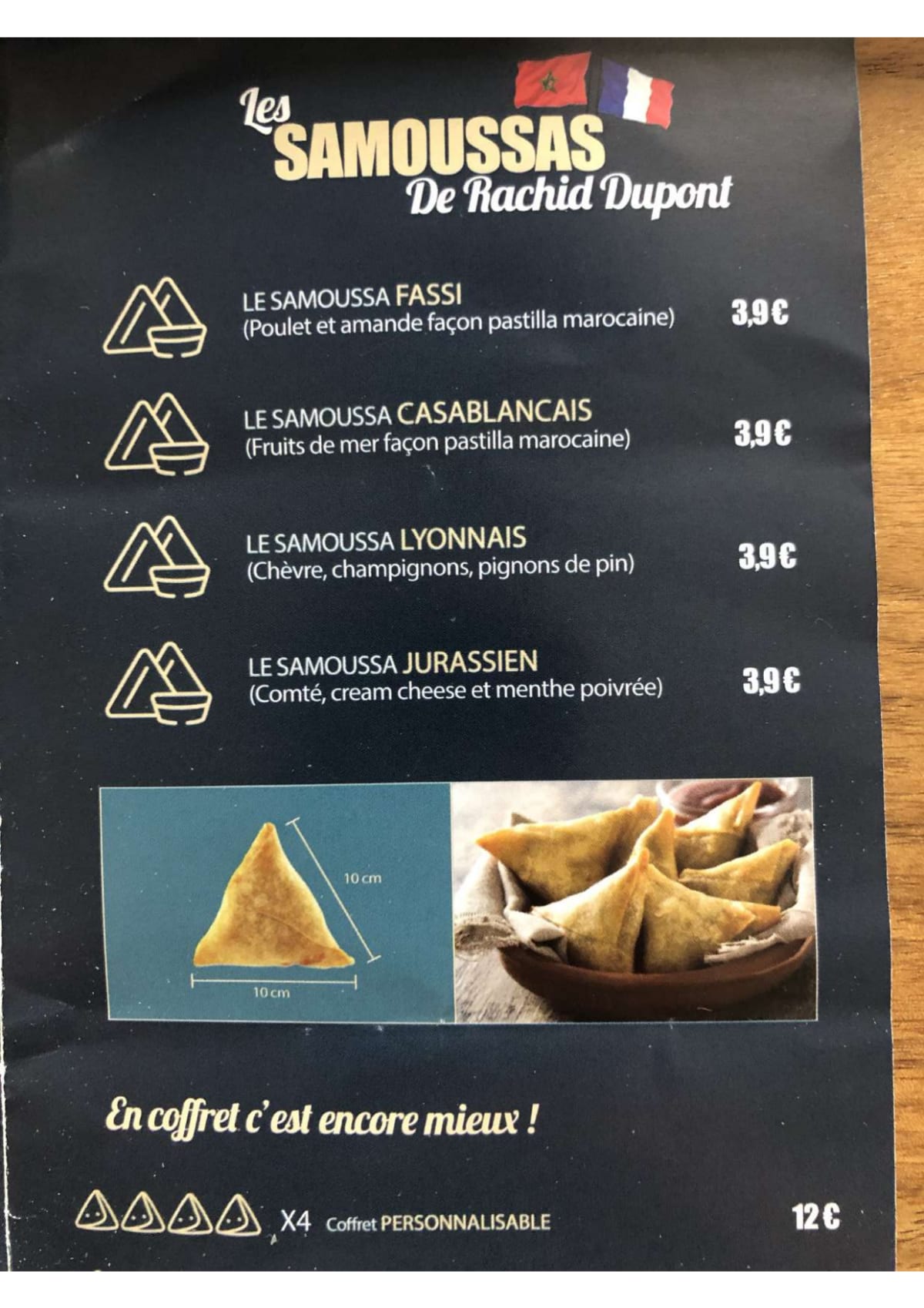 Carte et Menus 2024 - Rachid Dupont à Lyon | TheFork