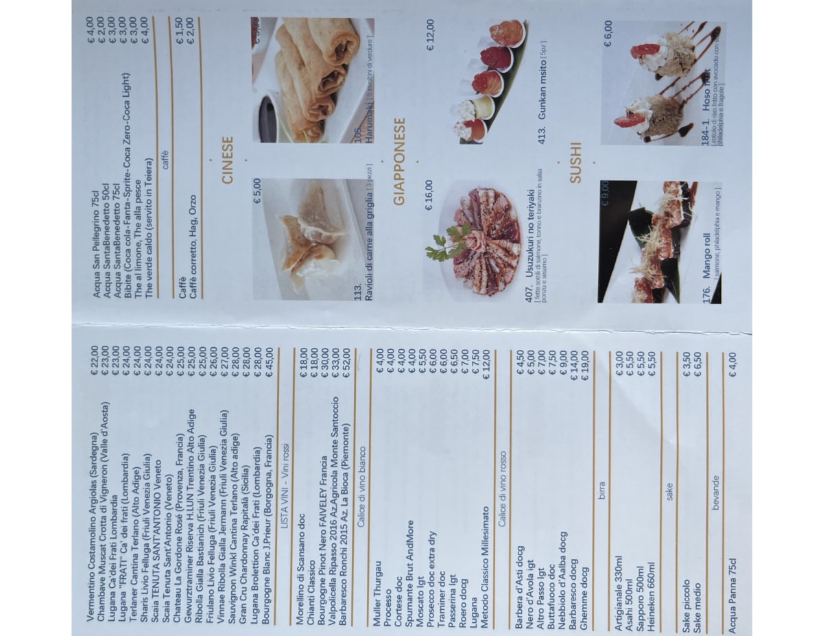 Menù completo e carta 2024 - Sushi Origami a Legnano | TheFork