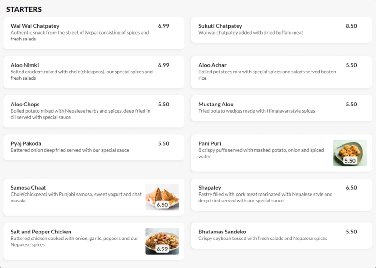 Menus 2024 - Chillim Shisha Bar And Lounge in Reading | TheFork