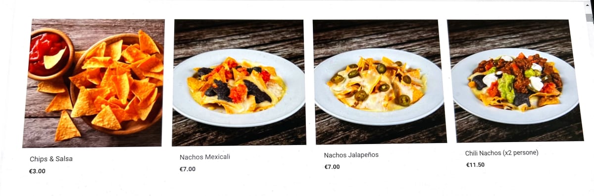 Menus 2024 - Mexicali Navigli in Milan | TheFork
