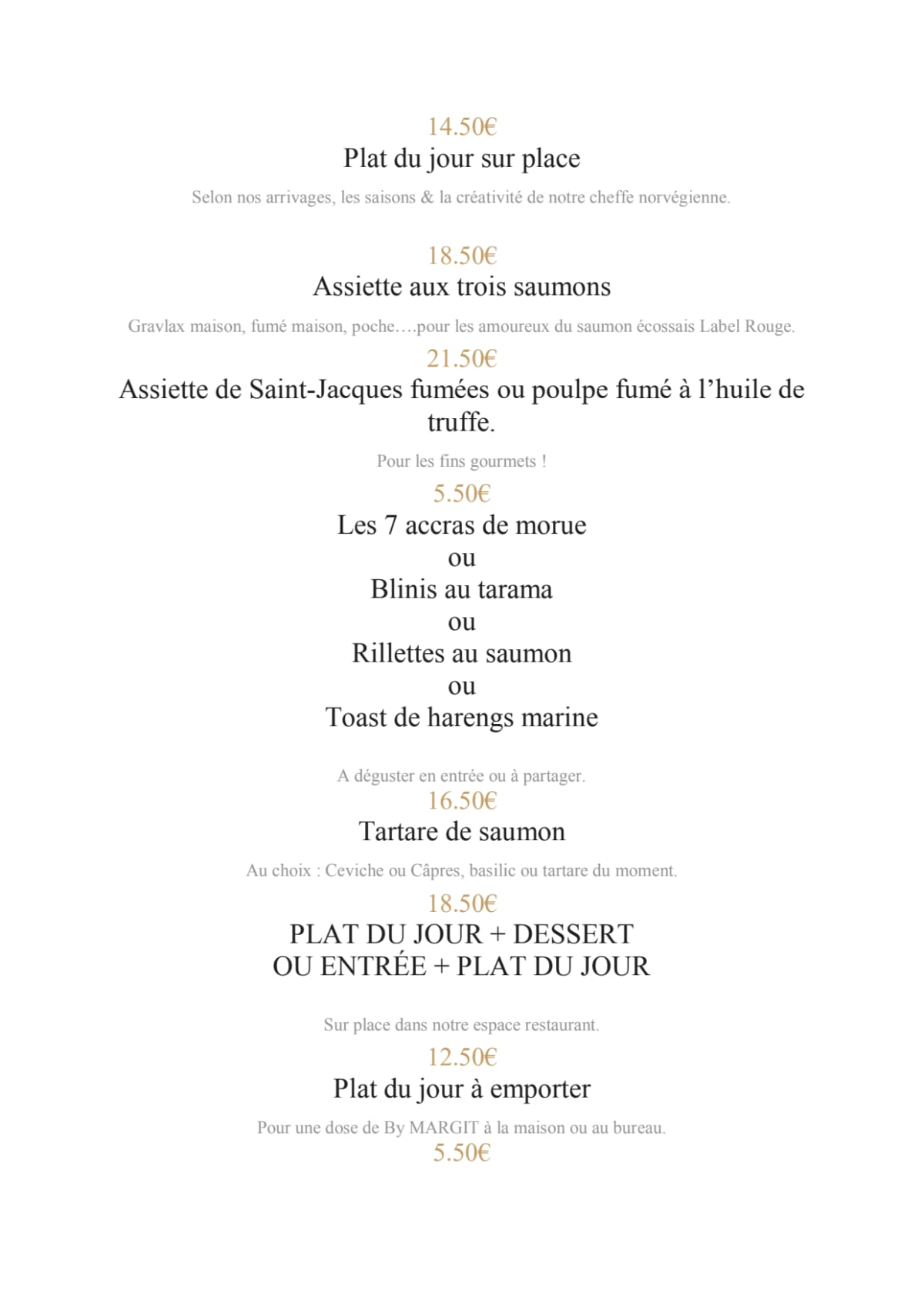 Carte et Menus 2024 - By Margit à Castanet-Tolosan | TheFork