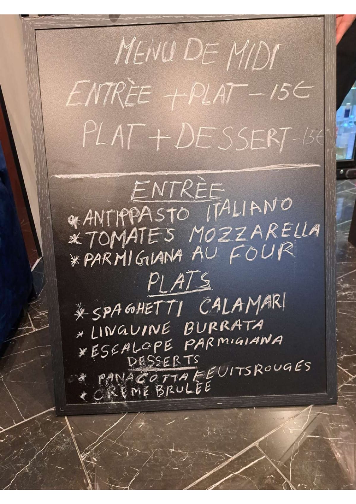 Menù completo e carta 2024 - Mamma House's a Parigi | TheFork