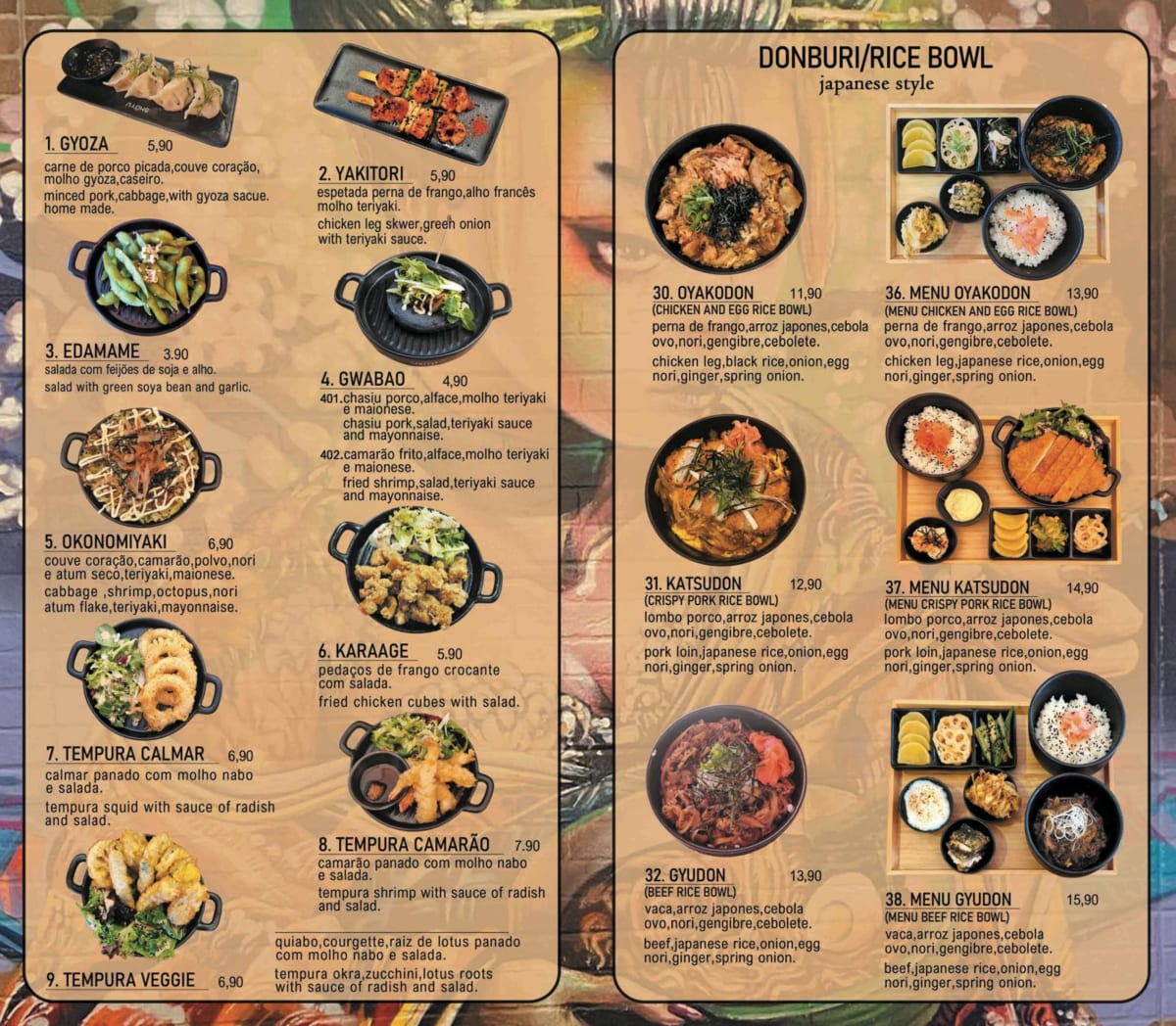 Menu 2024 - SHOYU Ramen & Izakaya in Cascais | TheFork