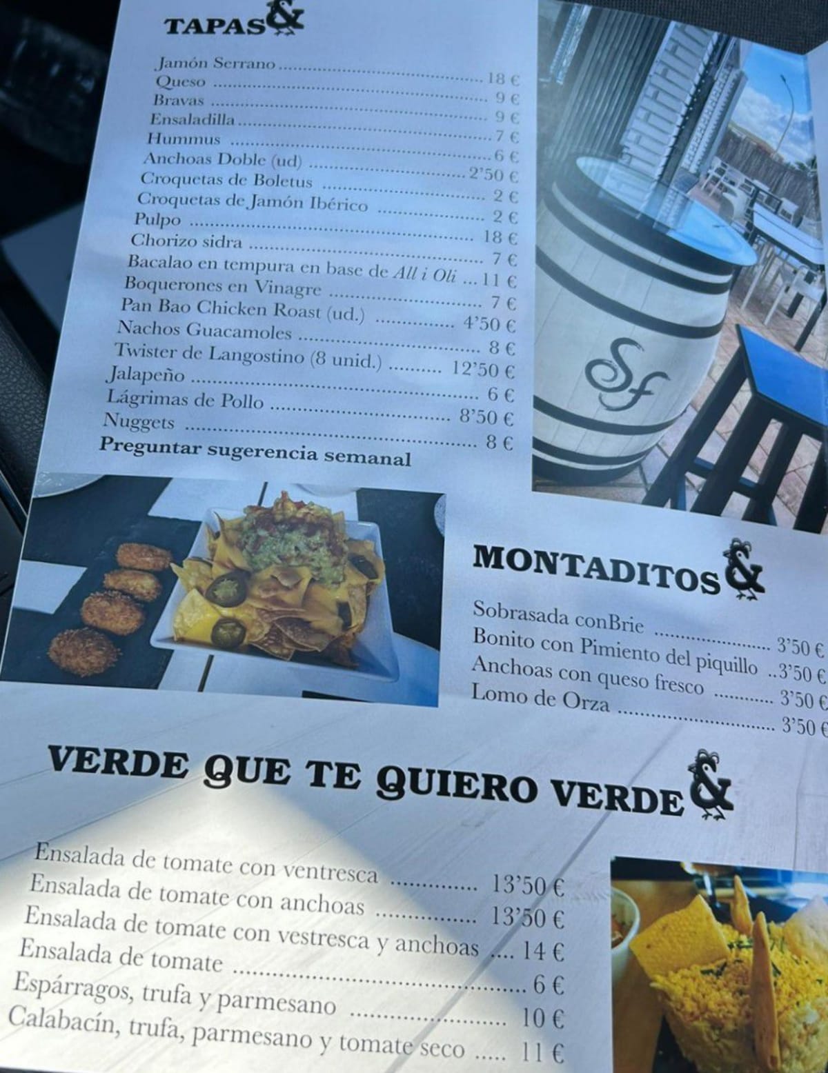 Carte et Menus 2024 - Pico&Co à Torrent | TheFork