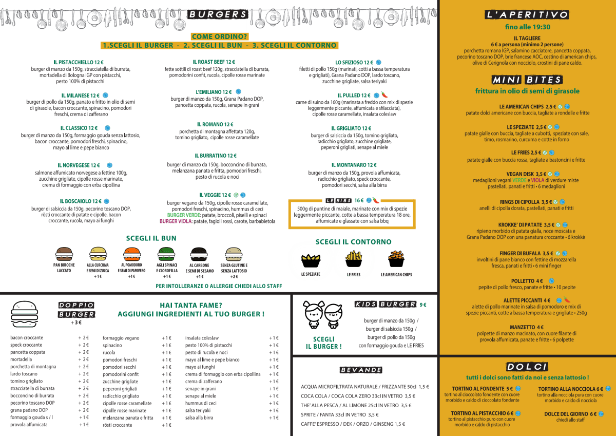 Menu 2024 - FAB in Gallarate | TheFork