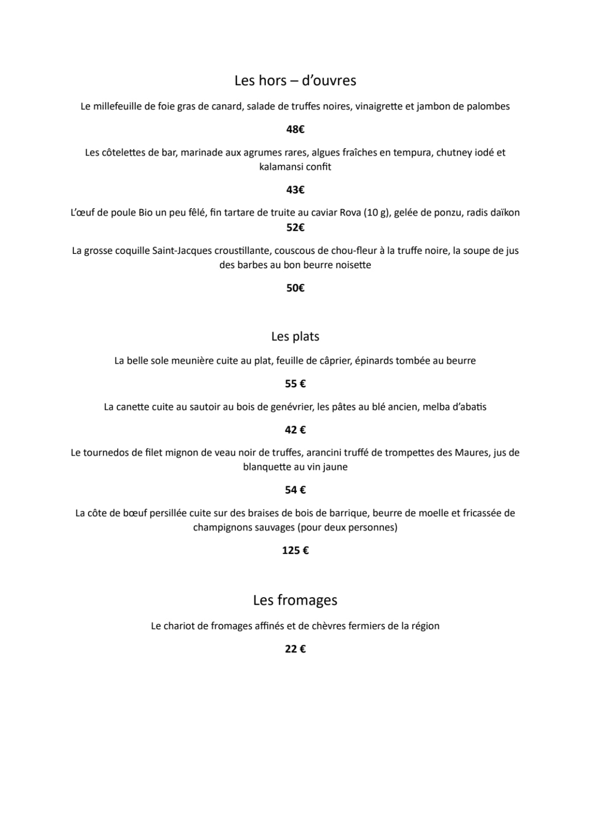 La Table Du Flow Menu – Table Du Flow Menu – EVMJI