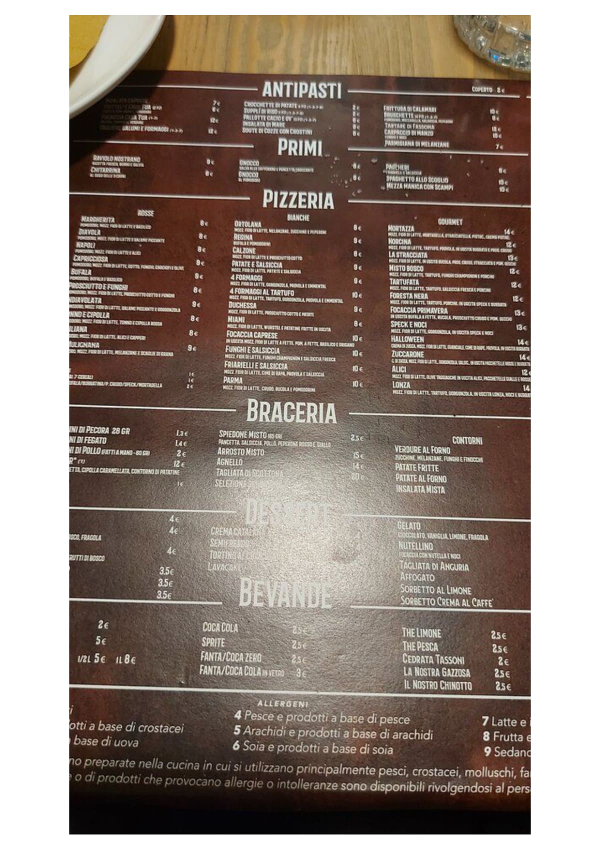 Carte et Menus 2024 - Casa Tua à Francavilla al Mare | TheFork