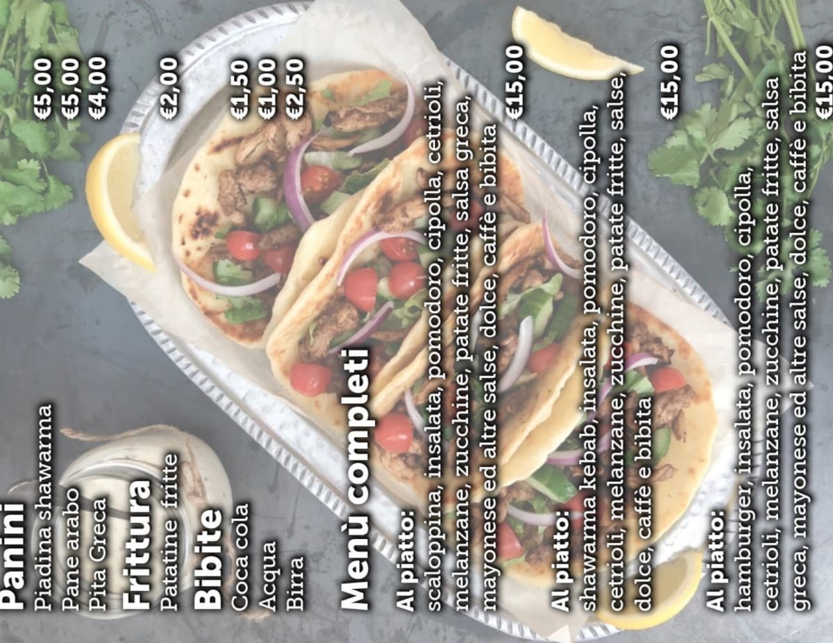 Carte et Menus 2024 - Re Shawarma Salerno à Salerne | TheFork Carte et Menus 2024 - Re Shawarma Salerno à Salerne | TheFork