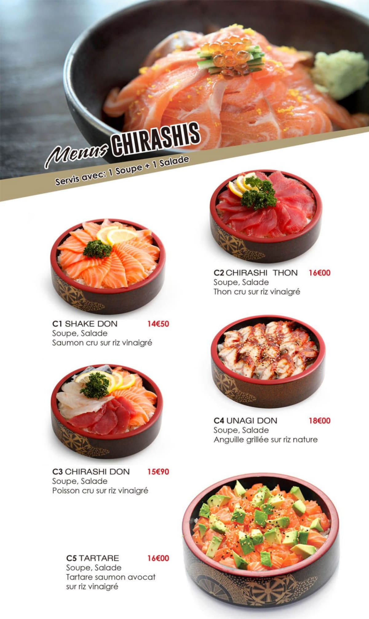 Menu 2024 - Japan Sakura in Rueil-Malmaison | TheFork