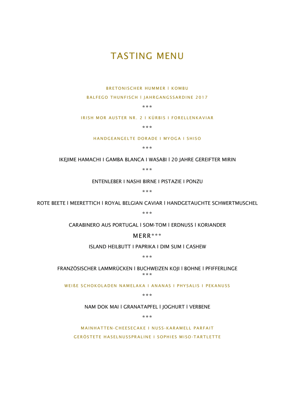 Menù completo e carta 2024 - Main Tower Restaurant & Lounge a ...